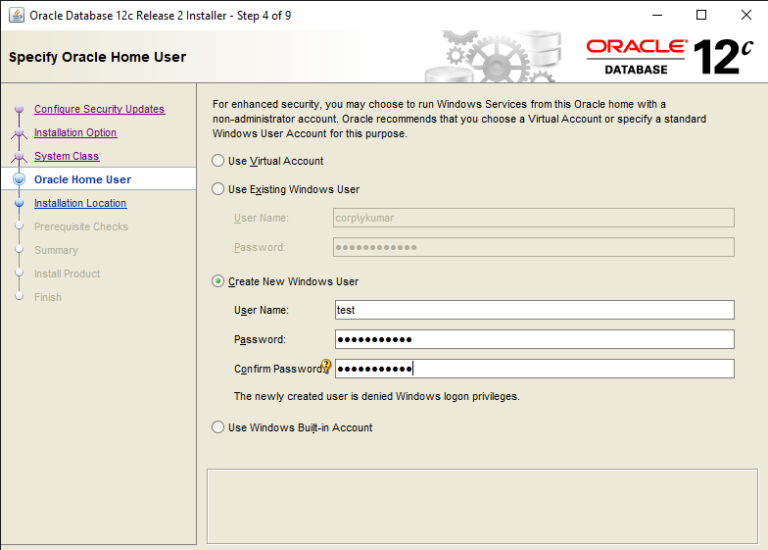 Easy steps to Install Oracle Database 12c in Windows 10 | CyberITHub