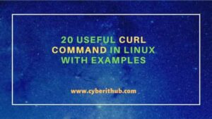 20 Useful curl command in Linux with Examples | CyberITHub