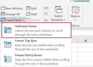 How to Freeze a Row in Excel Using 5 Easy Steps | CyberITHub