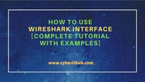 How to Use Wireshark Interface [Complete Tutorial with examples] | CyberITHub