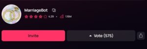 How to Use MarriageBot [MarriageBot Commands with Examples] | CyberITHub