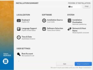How to Install Fedora 37 Server on VirtualBox Using 3 Easy Steps | CyberITHub