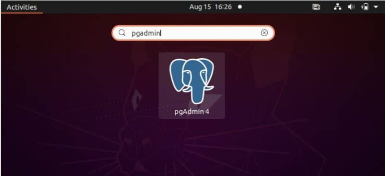 How To Install Pgadmin 4 On Ubuntu 20 04 Lts Focal Fossa Cyberithub