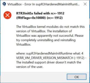[Solved]: "VirtualBox kernel modules do not match this version of VirtualBox" | CyberITHub